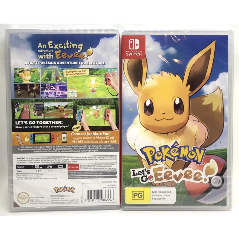 [มือ1] POKEMON LET’s GO PIKACHU! / POKEMON LET’s GO EEVEE | Shopee Thailand