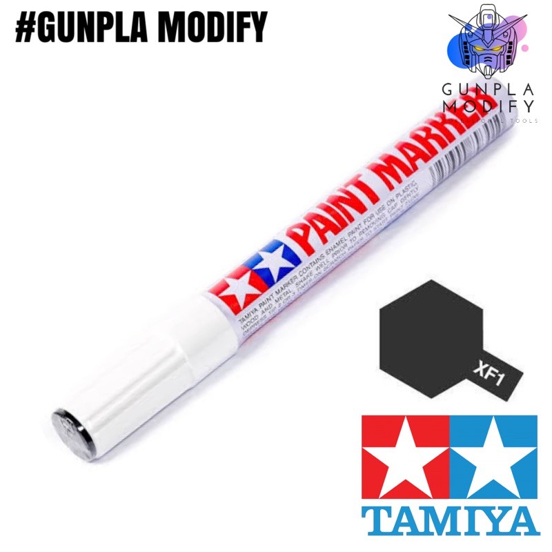 TAMIYA 89301 Tamiya Paint Marker XF-1 Flat Black ปากกามาร์คเกอร์สีดำ ...