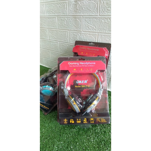 หูฟังครอบหู OKER Headset รุ่น SM-712 หูครอบ หูฟังคละสี ฟังเพลง หูฟังคอมพิวเตอร์ หูฟังเล่นเกมส์ ...