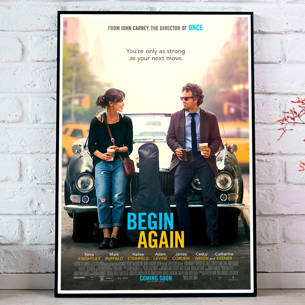 Begin Again Poster โปสเตอร์ภาพขนาด 33X48 cm | Shopee Thailand