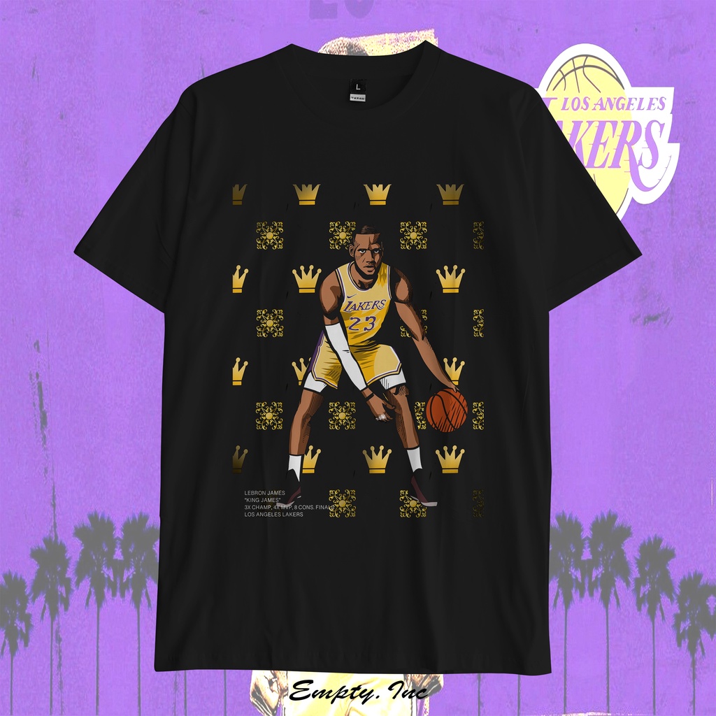 เสื้อยืด Lebron James La Lakers Merch Premium | Shopee Thailand