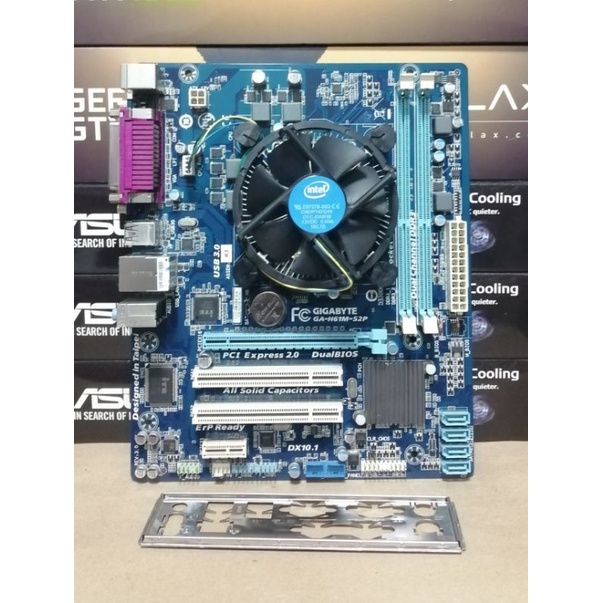 เมนบอร์ด Socket 1155 + CPU i3 3220 พร้อมซิ้ง และ เพลตหลัง | Shopee Thailand