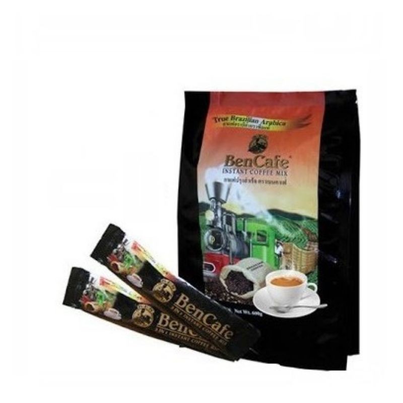 กาแฟ เบนคาเฟ่ Ben Cafe Instant Coffee Mix ขนาด 1,000 กรัม(50ซอง ...