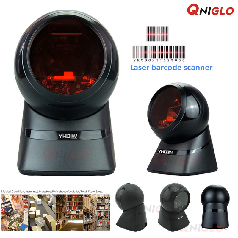 YHD-9600 Barcode Scanner สแกนเนอร์ เครื่องสแกนบาร์โค้ด เลเซอร์สแกนเนอร์ ...
