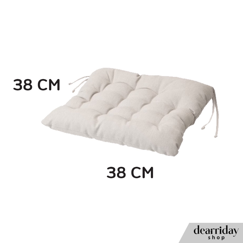 Ikea แผ่นรองนั่ง เบาะเก้าอี้ รองนั่ง มีเชือกผูกเบาะไว้กับเก้าอี้ BRAMON ...