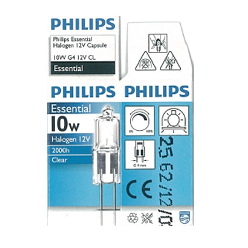 หลอดแคปซูล Philips Essential Capsule 10W G4 12V | Shopee Thailand