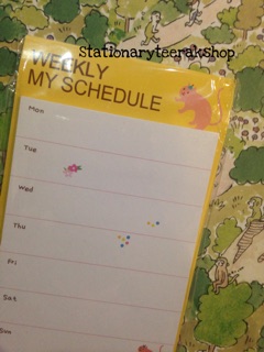 Weekly my schedule post it | Shopee Thailand