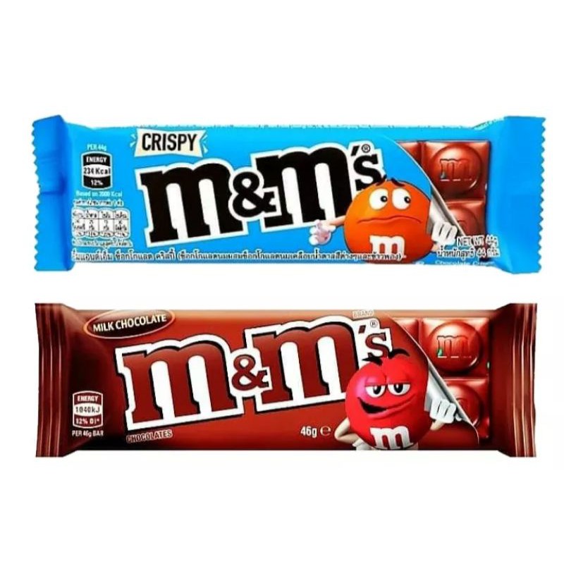 M&M crispy & millk chocolate bar ชนิดแท่ง ขนาด 44 กรัม | Shopee Thailand