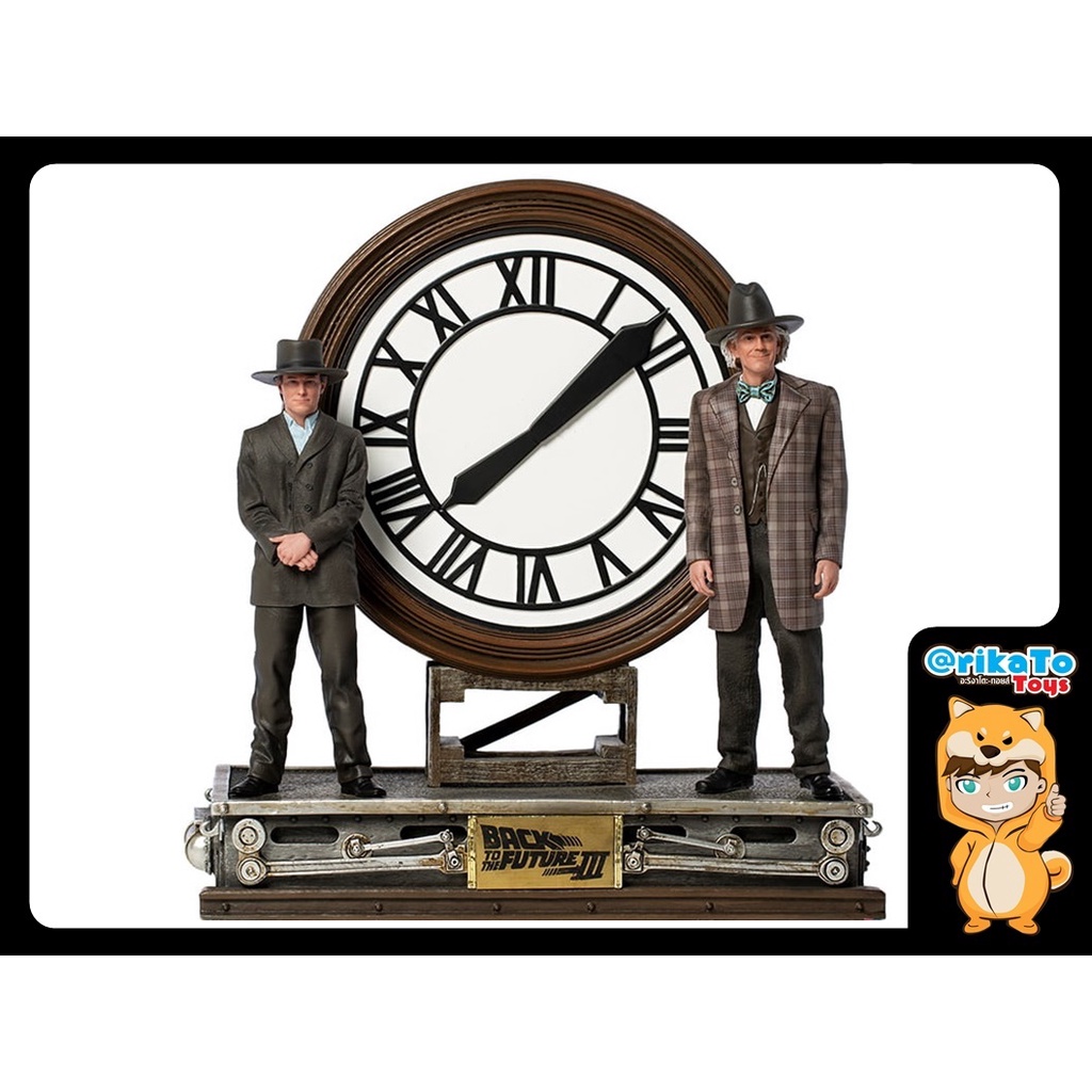 Marty and Doc at the Clock Deluxe: Back to the Future III [ของแท้💯 ...