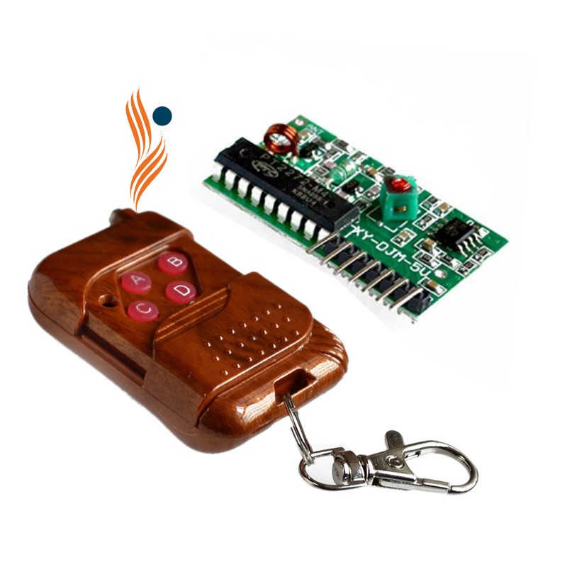 IC 2262 / 2272 4 CH Key 315mhz Wireless Remote Control Receiver Module ...