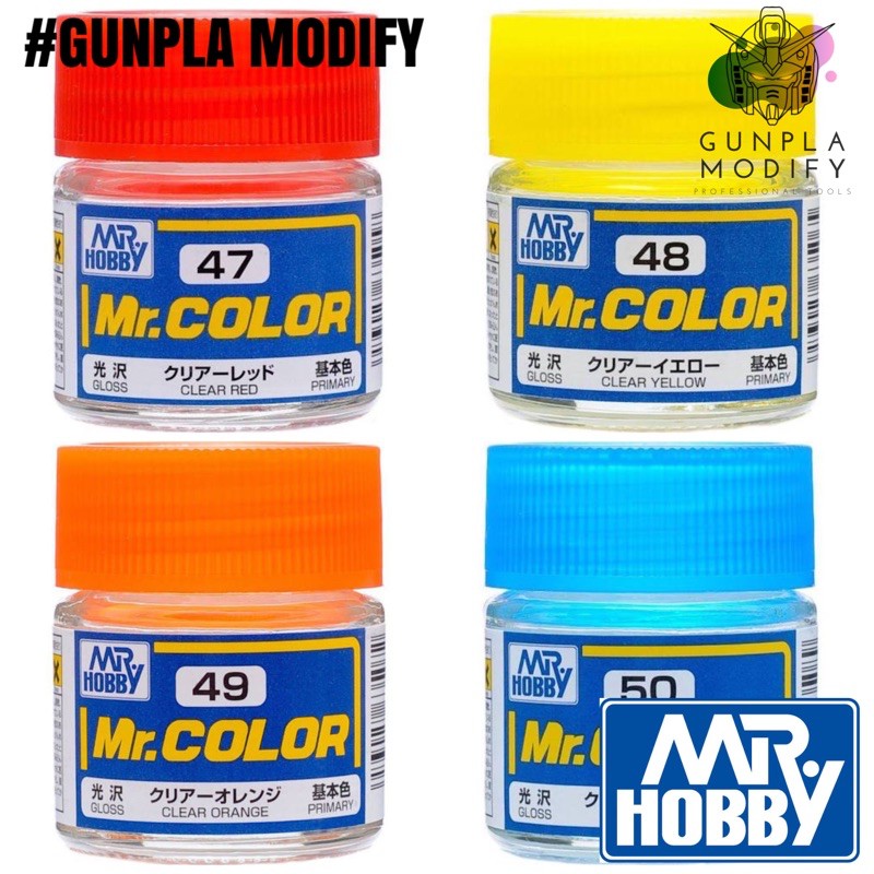 MR.COLOR สีเคลียร์สูตรแลคเกอร์ Lacquer 10 ml เบอร์ 47-50, 138 | Shopee ...