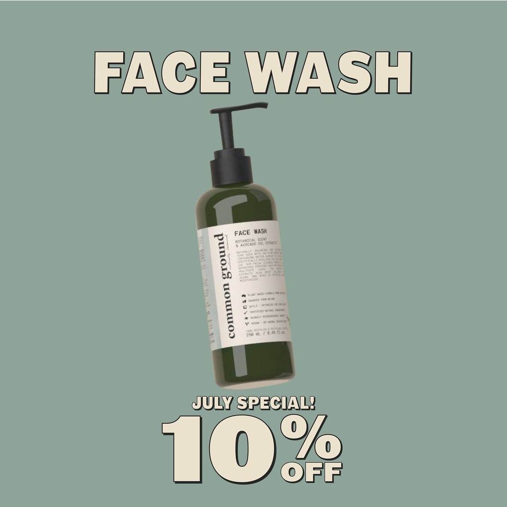 Common Ground Face Wash 250ml | Shopee Thailand