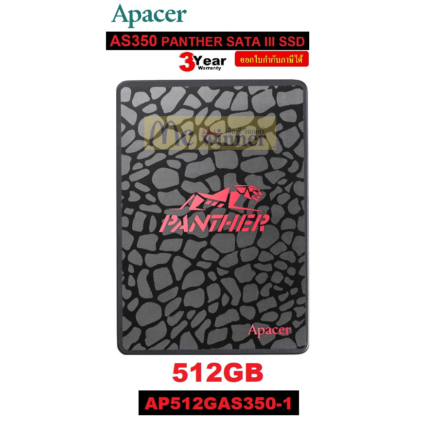 APACER AS350 SSD 120GB|240GB|256GB|480GB|512GB|1TB SSD (เอสเอสดี)2.5 ...