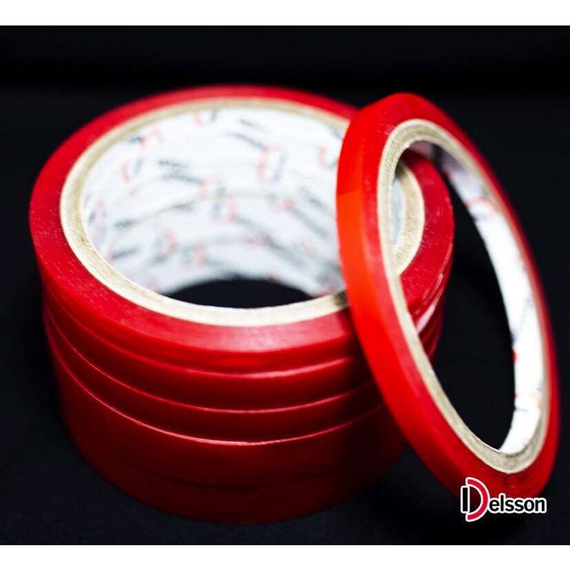 Delsson เทปอะคริลิคใส ความหนืดสูง เหนียวแน่น สีใสเหมาะสำหรับพื้นผนัง ...