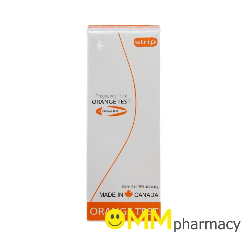 ORANGE TEST ชุดตรวจการตั้งครรภ์ (STRIP-ชนิดแผ่นจุ่ม) | Shopee Thailand