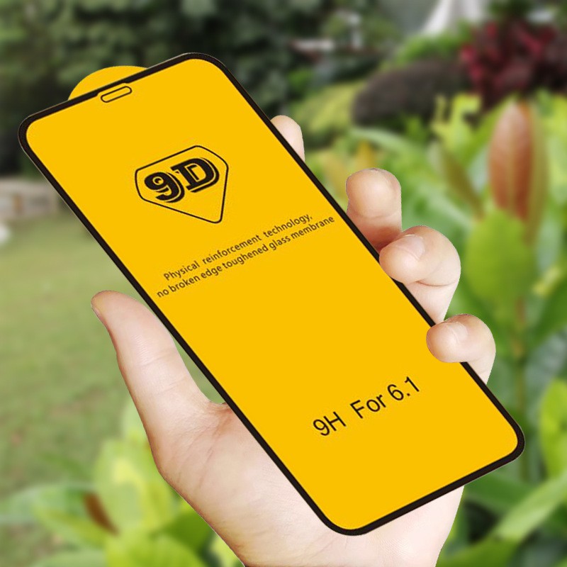 ฟิล์มกระจกนิรภัย 9D 9H (เต็มจอ) สำหรับ IPhone 6/6P/6S/6SP/7/7P/8/8P/IX/XR/XS/XSMax ฟิล์มกระจกใส ...