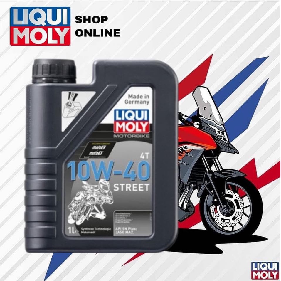 LIQUI MOLY MOTORBIKE 4T 10W-40 STREET | Shopee Thailand