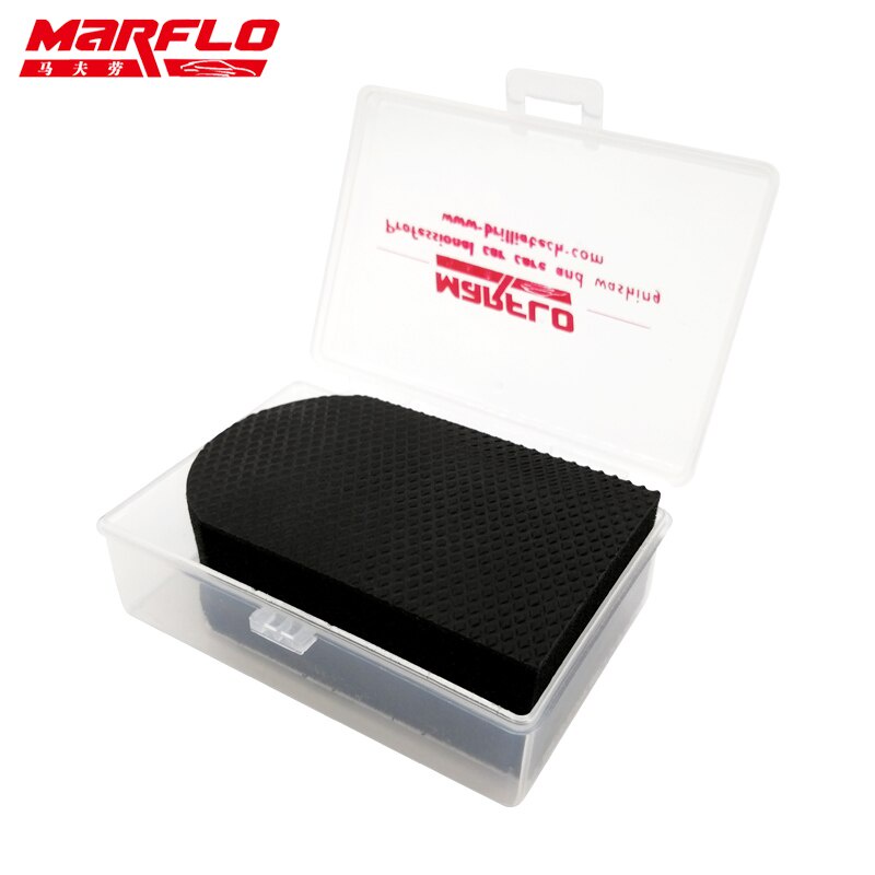 MARFLO Clay Block ฟองน้ำดินน้ำมันล้างรถ คุณภาพดี ปรับผิวรถให้เรียบเนียน ...