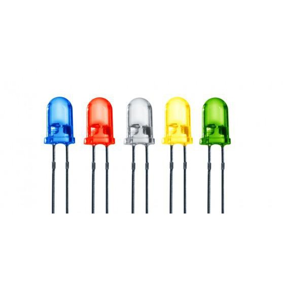 ชุดหลอด LED 5mm Multicolour คละสี จำนวน 10 หลอด พร้อมตัวต้านทาน 220 ...