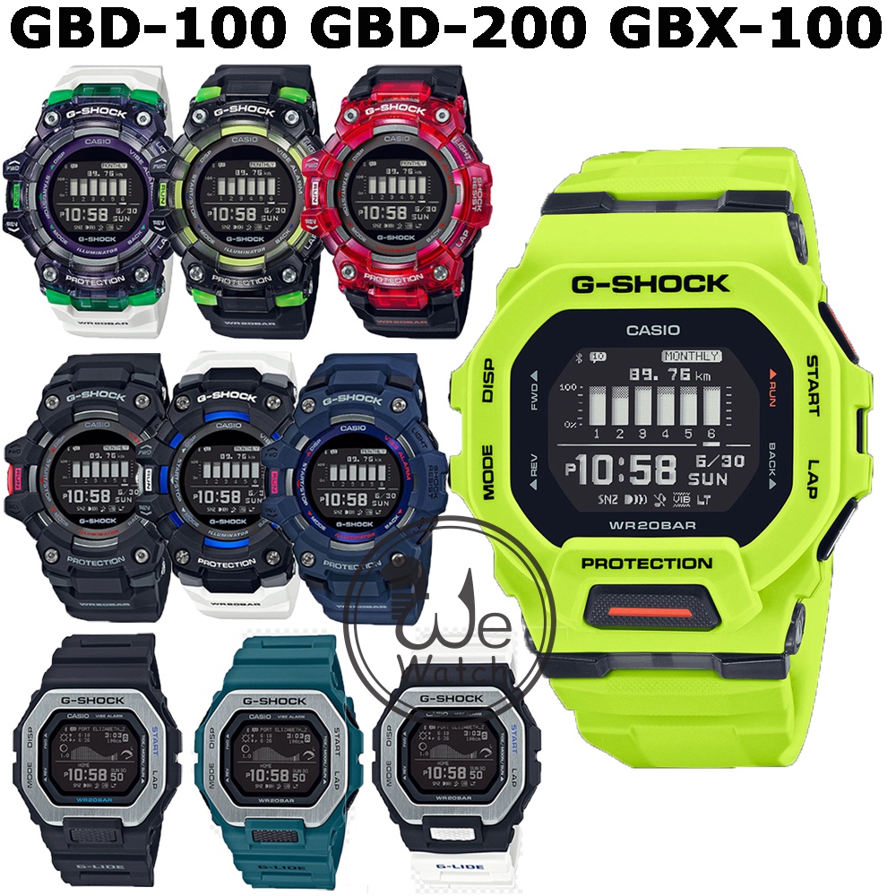 G-shock รุ่น GBD-200 GBX-100 GBD-100 GBD-100SM ฟังก์ชันการฝึกซ้อม ...