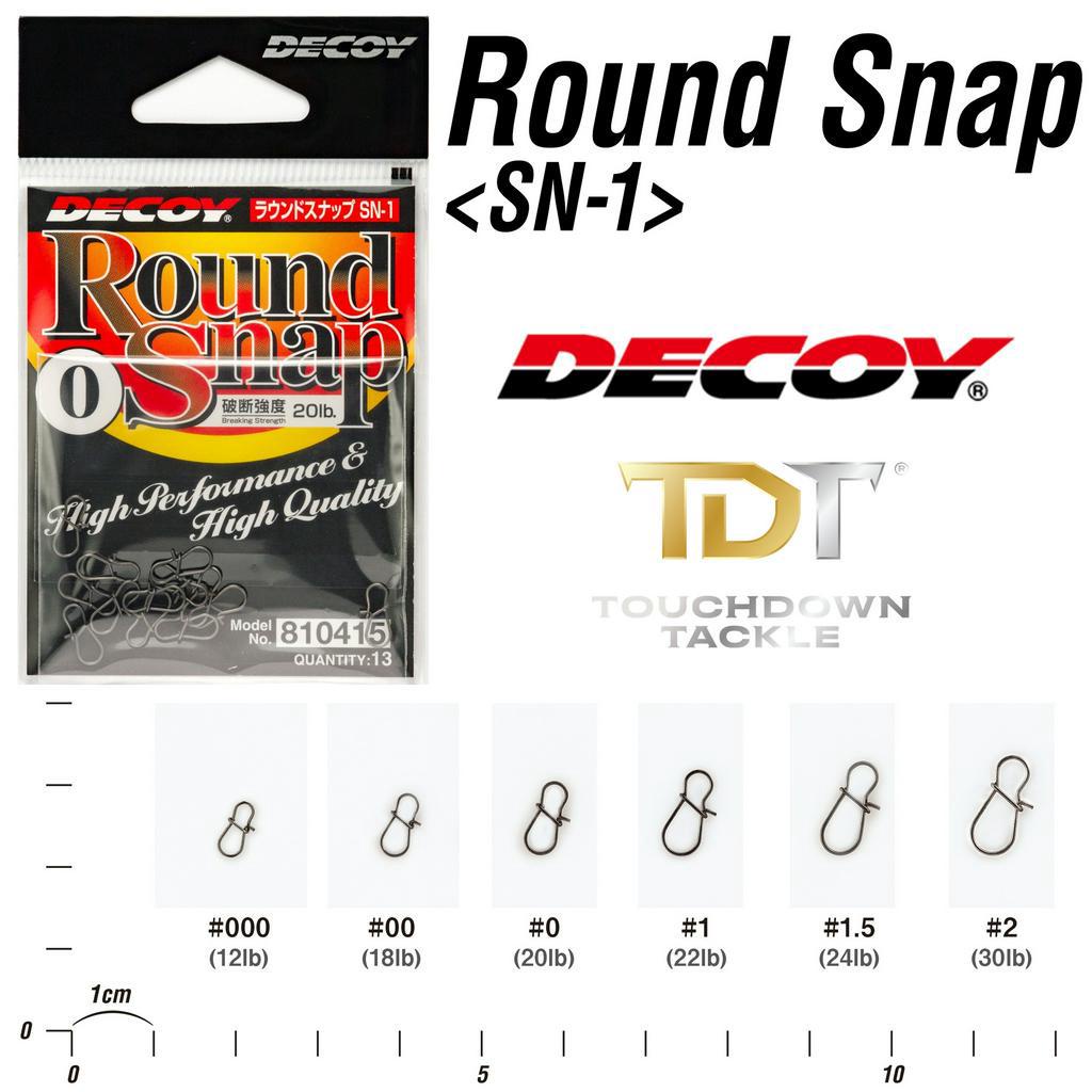 DECOY SN-1 ROUND SNAP สแนปงานเหยื่อUL ญี่ปุ่นแท้ 100% | Shopee Thailand
