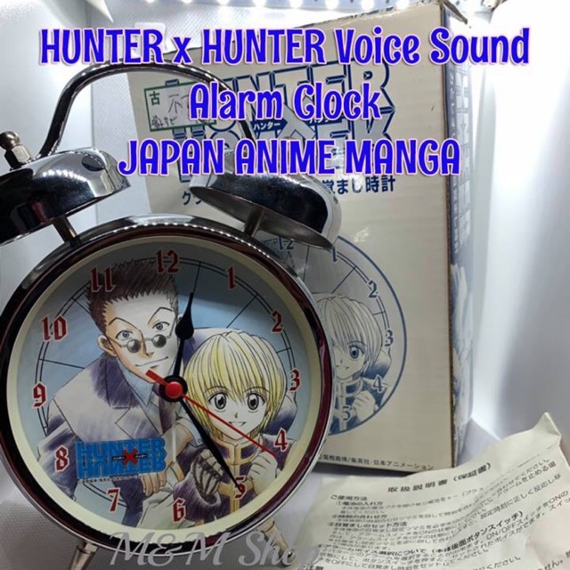 HUNTER x HUNTER Voice Sound Alarm Clock JAPAN ANIME MANGA | Shopee Thailand