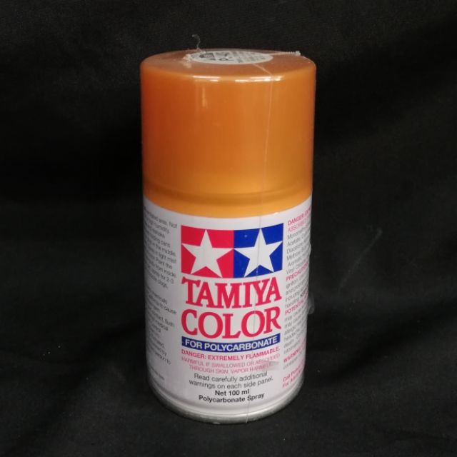 🎨TAMIYA 86043 PS-43 TRANSLUCENT ORANGE สีสเปรย์ สีส้มโปร่งแสง ใช้พ่นบอ ...