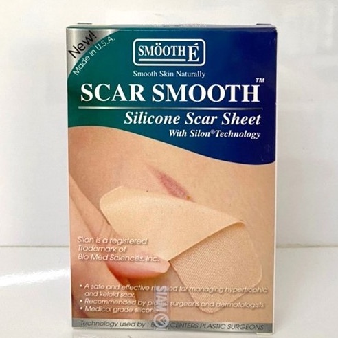 SMOOTH E SCAR SMOOTH แผ่นซิลิโคนลดรอยแผลเป็น 3 ชิ้น | Shopee Thailand