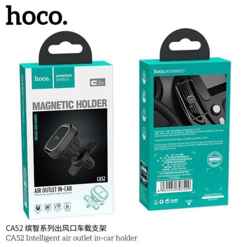 Hoco CA52 ของแท้ 100% ที่วางมือถือในรถยนต์ แบบเสียบช่องแอร์ | Shopee Thailand