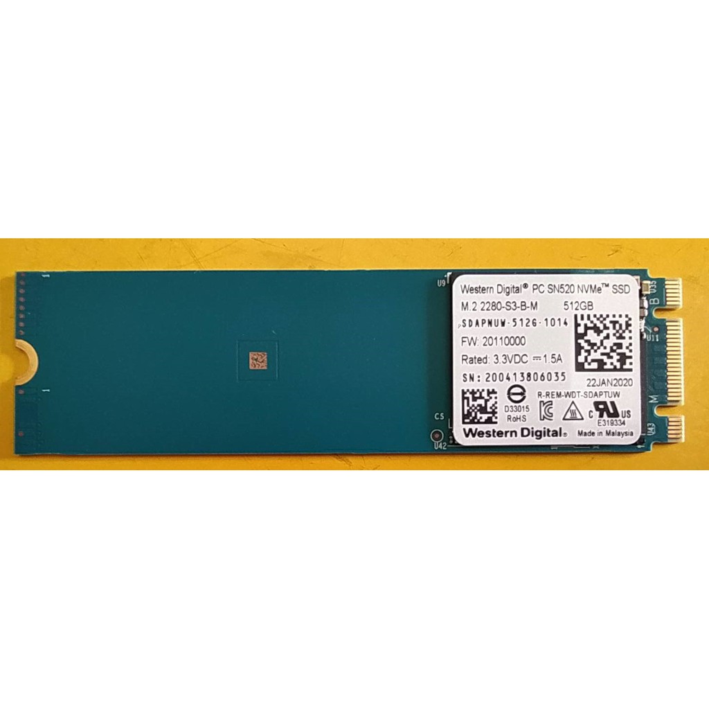 SSD M.2 NVMe 512GB. WD SN520 | Shopee Thailand