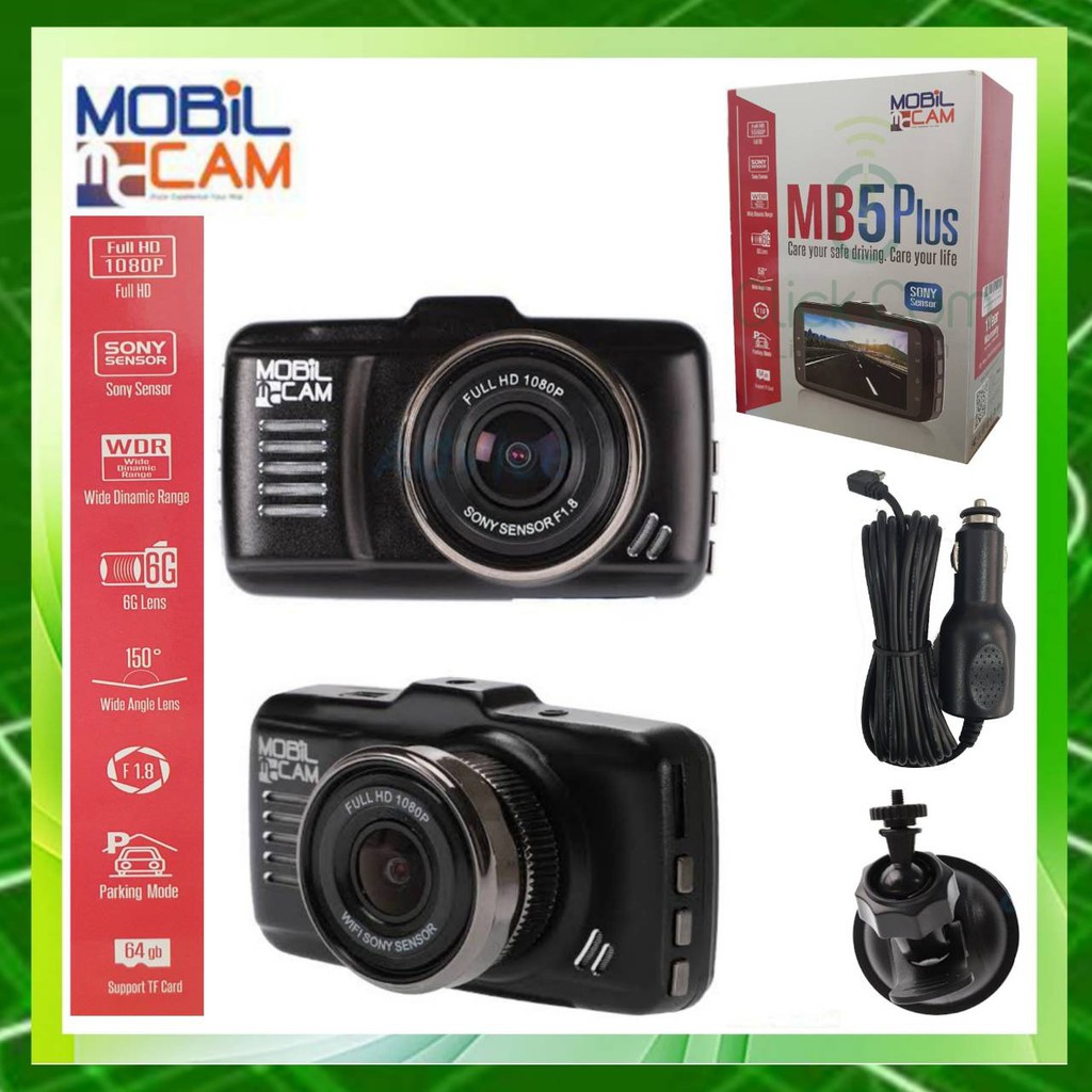 Mobil Cam MB-5 Plus กล้องติดรถยนต์ คมชัดเลนส์ sony สินค้าประกันศูนย์ 1 ...