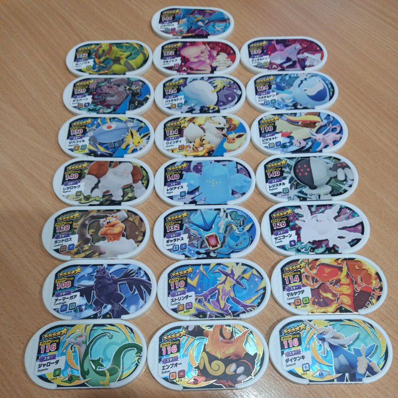 Pokemon MEZASTAR TAKARA TOMY A.R.T.S ชิป การ์ดเกมส์ โปเกม่อน ชิปการ์ด ...