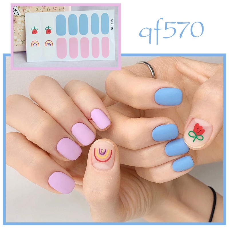 14pcs/สติ๊กเกอร์ติดเล็บ 3d กันน้ำ สติกเกอร์ติดเล็บ สติ๊กเกอร์น่ารัก ...