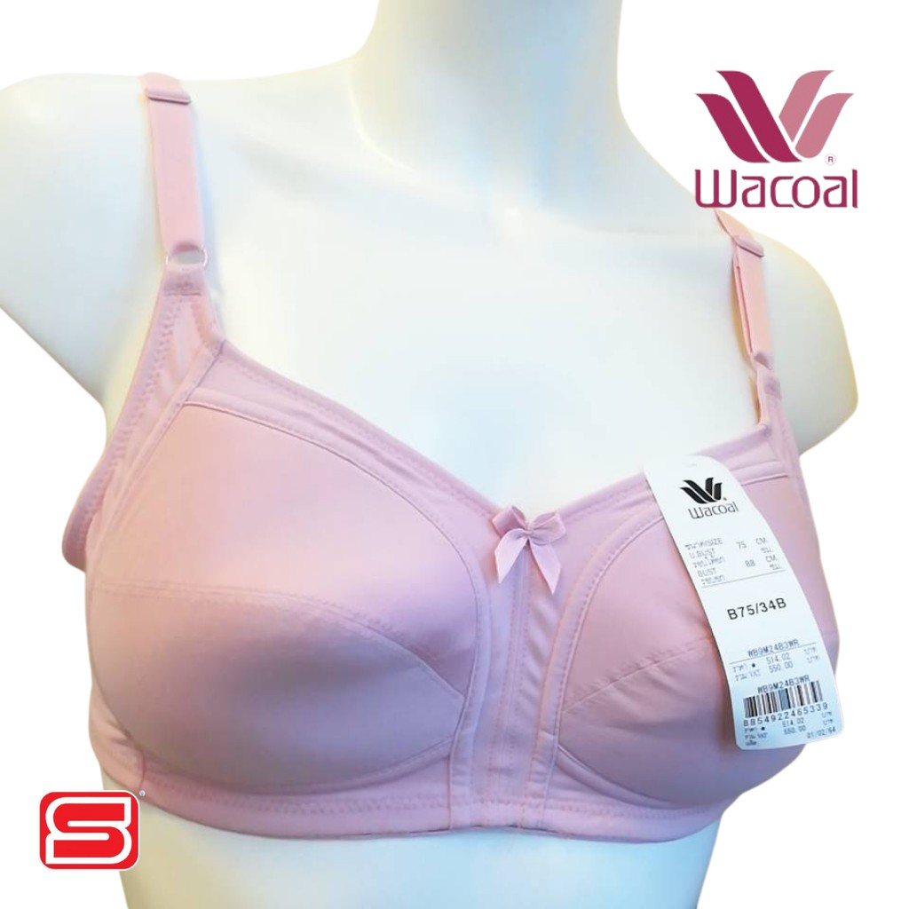 เสื้อชั้นใน Wacoal Basic Bra รุ่น WB9M34 (มี 3 สี) Wireless ไม่มีโครง | Shopee Thailand