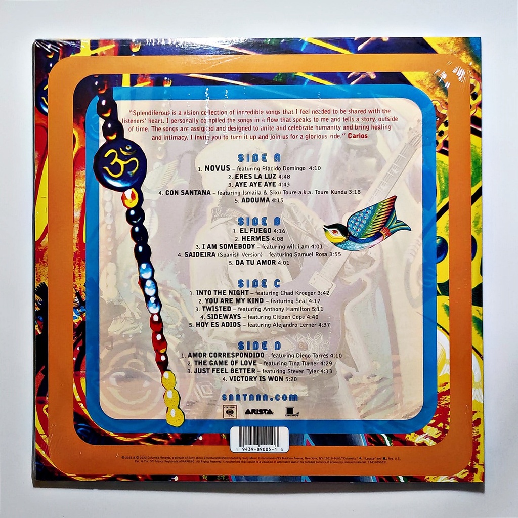 แผ่นเสียง Santana - Splendiferous (2LP, Compilation, Limited Edition) (RSD APR 2022) | Shopee ...
