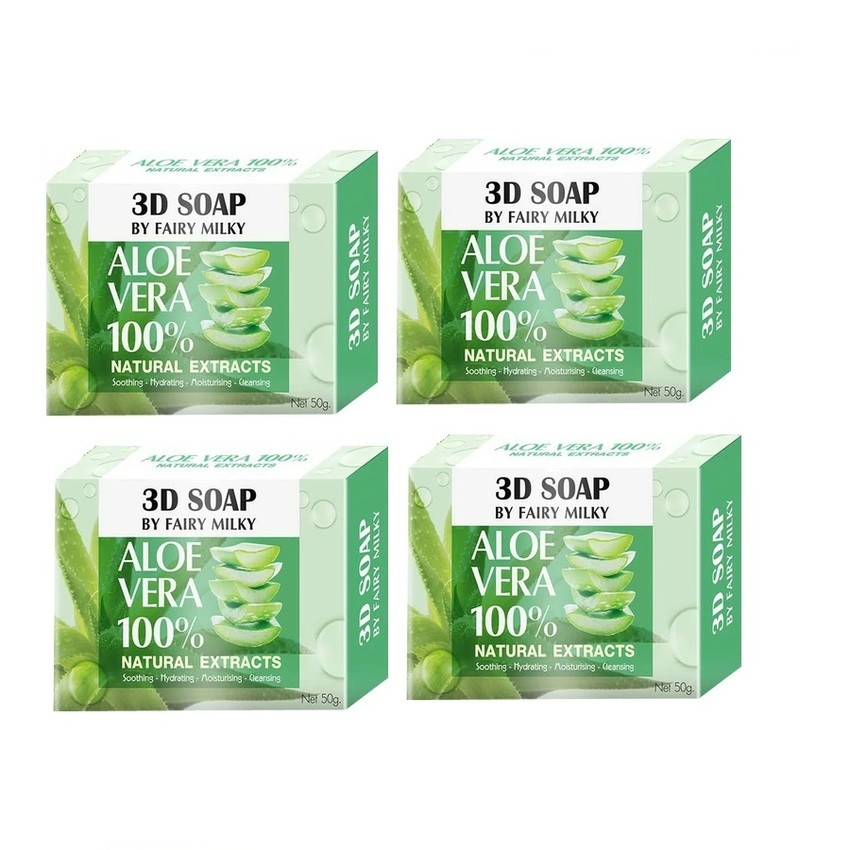 Fairy สบู่ว่านปราบสิว 3D SOAP (Alo vera100% by fairy milky รุ่นใหม่ ...