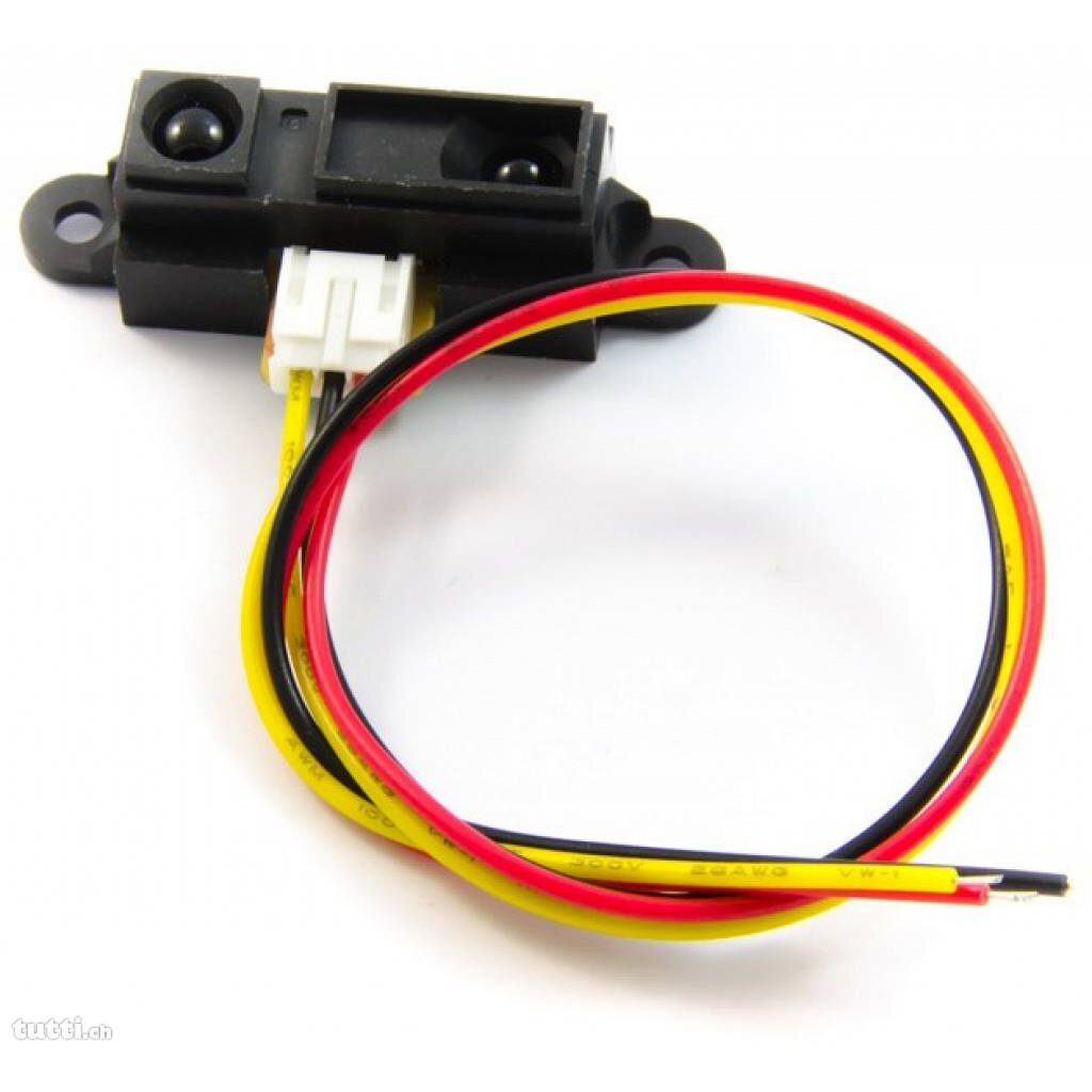 Gp2y0a21 Sharp Infrared Sensor 10 80 Cm เซ็นเซอร์วัดระยะทาง อินฟาเรด Shopee Thailand 