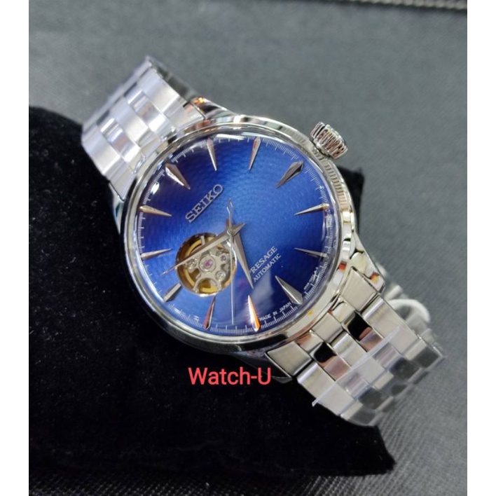 ช้อปดีมีคืน นาฬิกาข้อมือผู้ชาย Seiko Automatic Presage Cocktail "BLUE ...