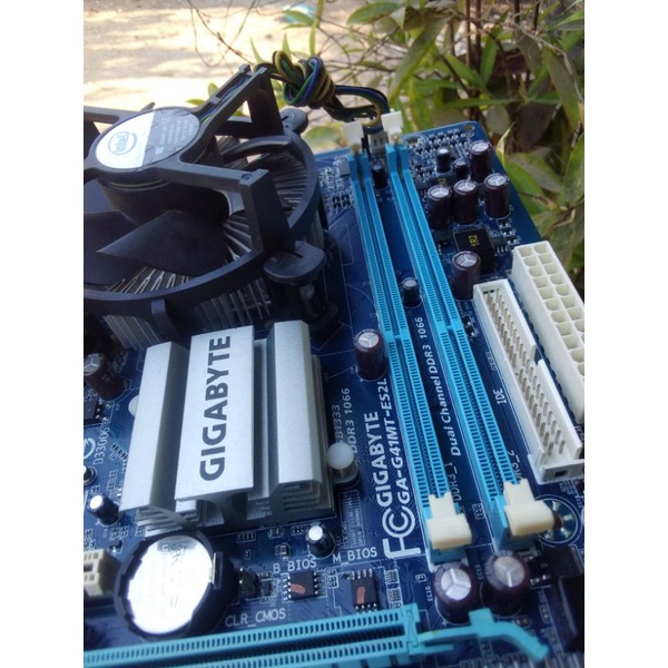 เมนบอร์ด gigabyte g41mt-s2p พร้อม CPU E5700 และพัดลม มีฝาหลัง | Shopee Thailand