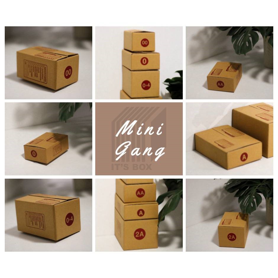 กล่องไปรษณีย์ฝาชน Mini Gang (ขนาดเล็ก) 00, 0, 0+4, AA, A, 2A | Shopee ...