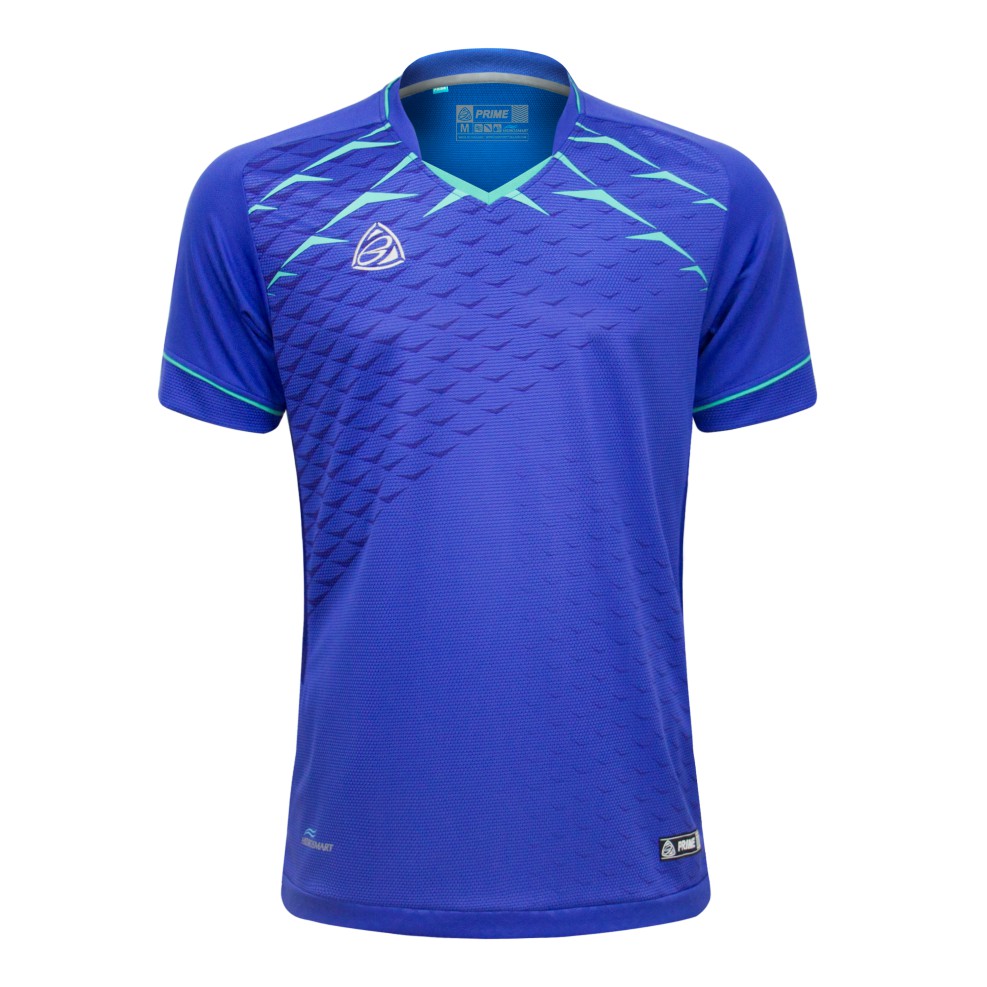 EGO PRIME PM111 เสื้อฟุตบอลคอวี สีน้ำเงิน | Shopee Thailand