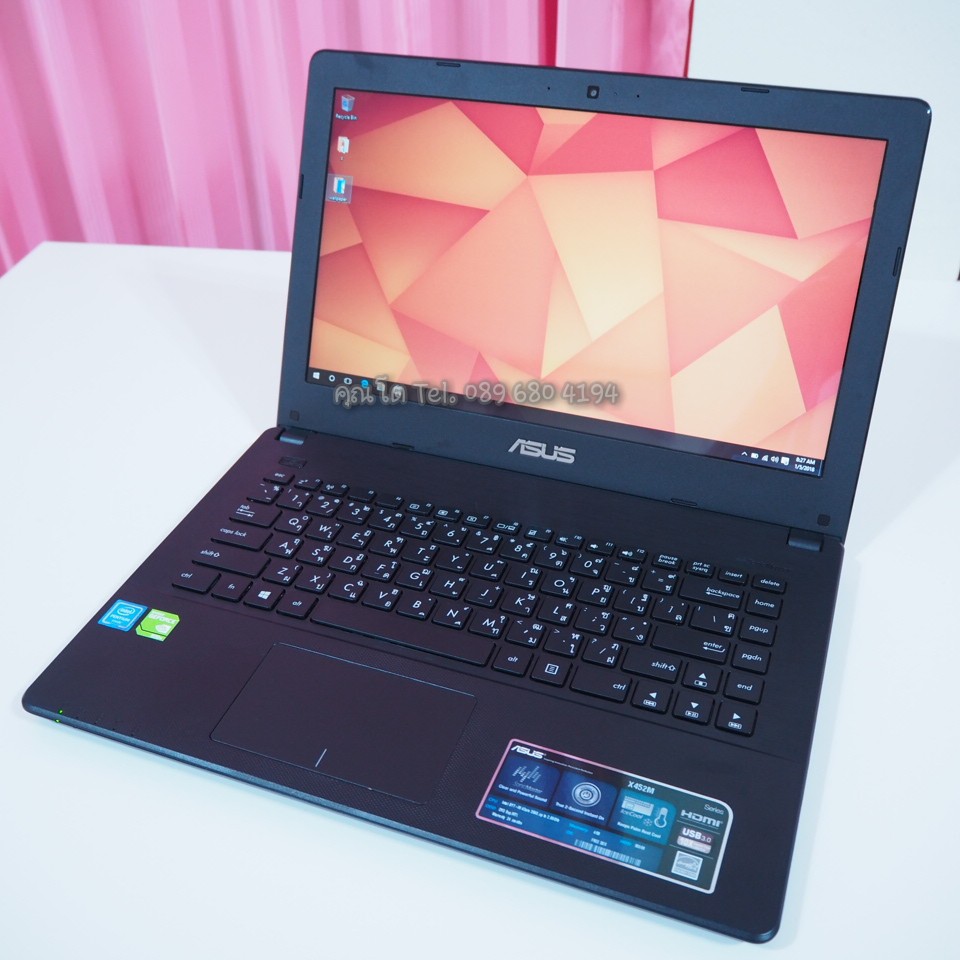 Asus X452M เครื่องบางสวย (การ์ดจอ GeForce 920M 2GB) | Shopee Thailand