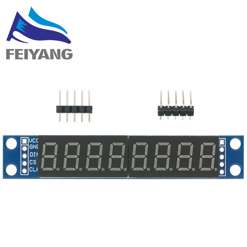 Tm1637 โมดูลหน้าจอดิจิทัล LED 8 บิต 4 บิต TM1638 MAX7219 7 ส่วน 0.36 ...