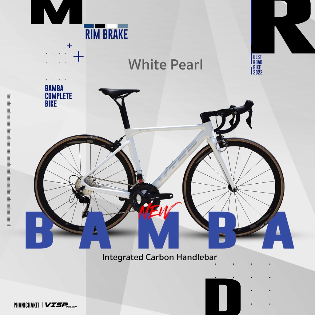 รถจักรยานเสือหมอบ VISP BUILDER รุ่น BAMBA 105 GroupSet (เต็มกรุ๊ป)รุ่น ...