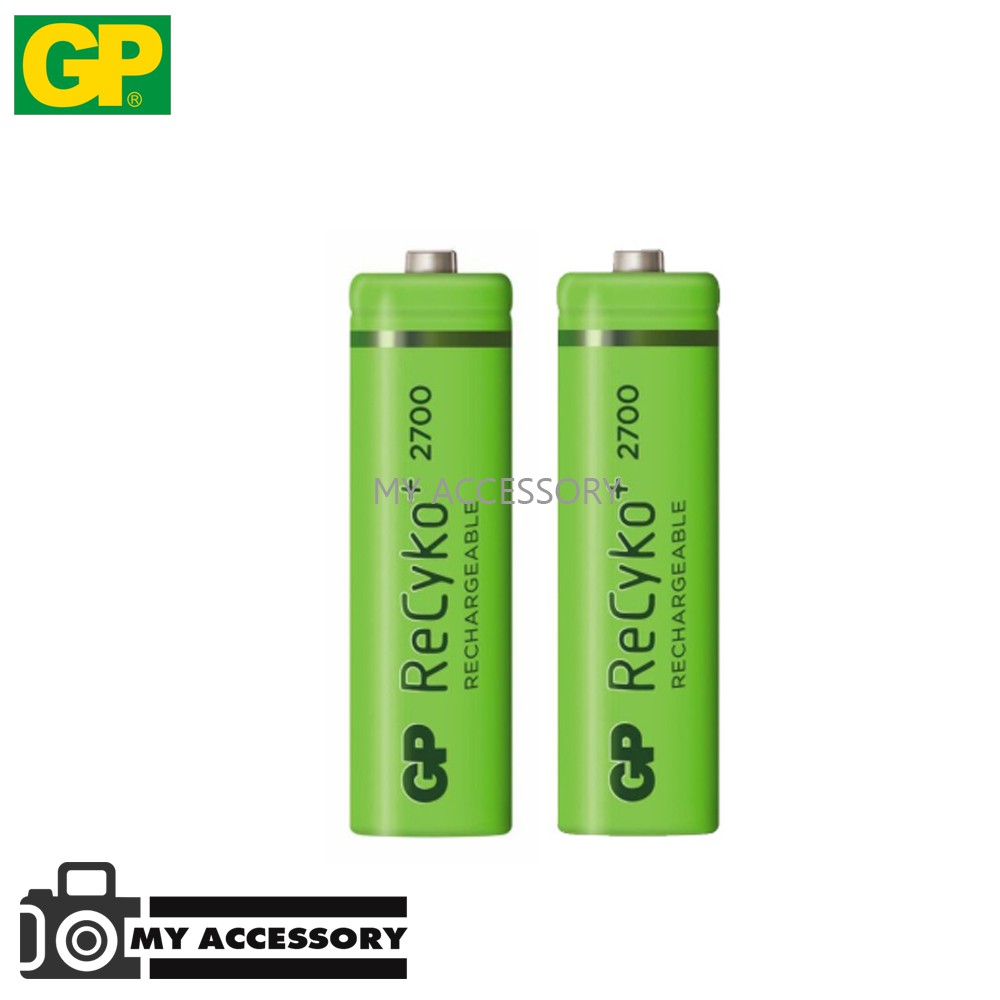GP RECYKO 2700 RECHARGEABLE AA2 1.2V 2600mAh | Shopee Thailand