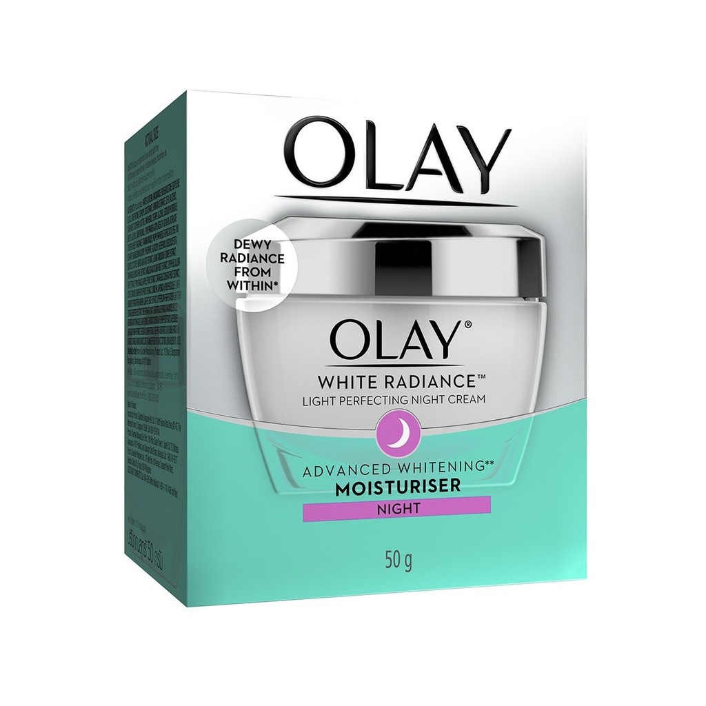 Olay White Radiance Light Perfecting Night Cream โอเลย์ ไวท์เรเดียนซ์ ...