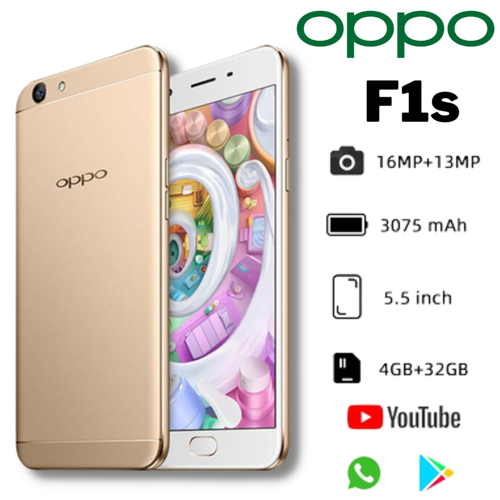 "พร้อมส่ง" OPPO F1s เครื่องใหม่ แท้100%!! หน้าจอใหญ่ กล้องสวย RAM 4GB ...