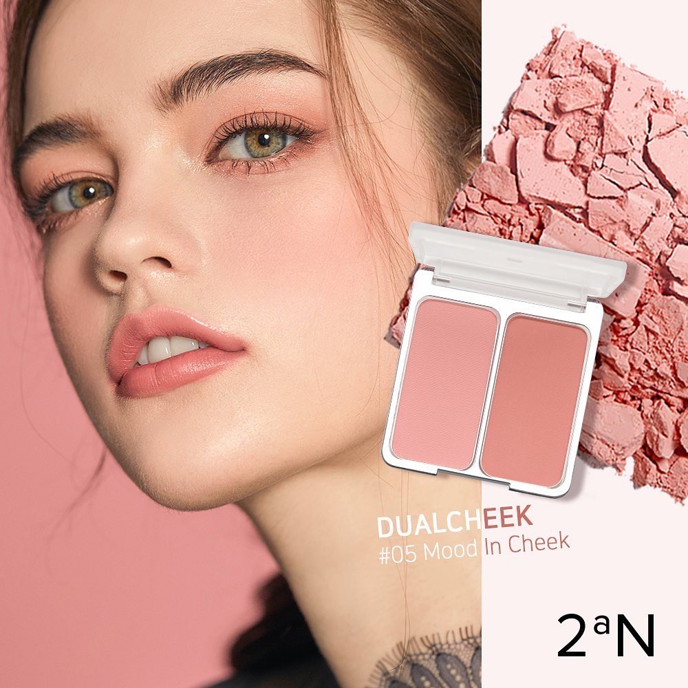 2aN Dual Cheek blush palette พร้อมส่ง | Shopee Thailand