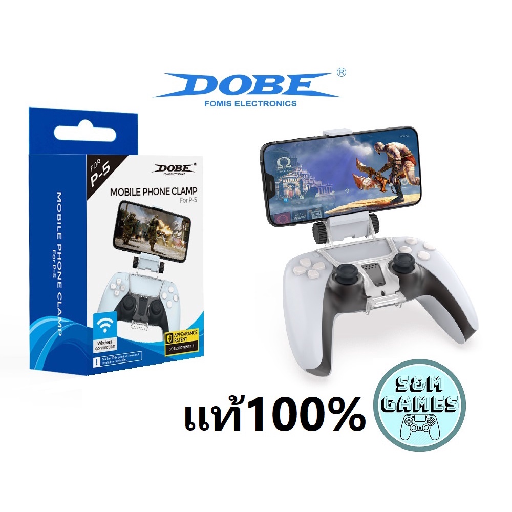 Dobeแท้ PS5 Controller Mobile Phone Clamp แบบหมุนไม่ได้ Dobeแท้ PS5 ...