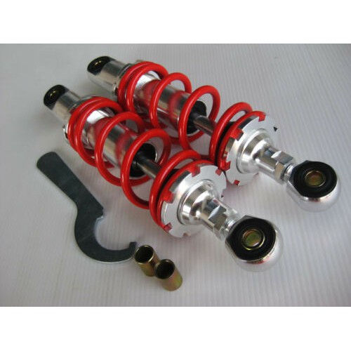 SHOCK SET "RED" SPRING (290 mm) Fit For YAMAHA CHAPPY LB50 LB80 // โช๊ค ...